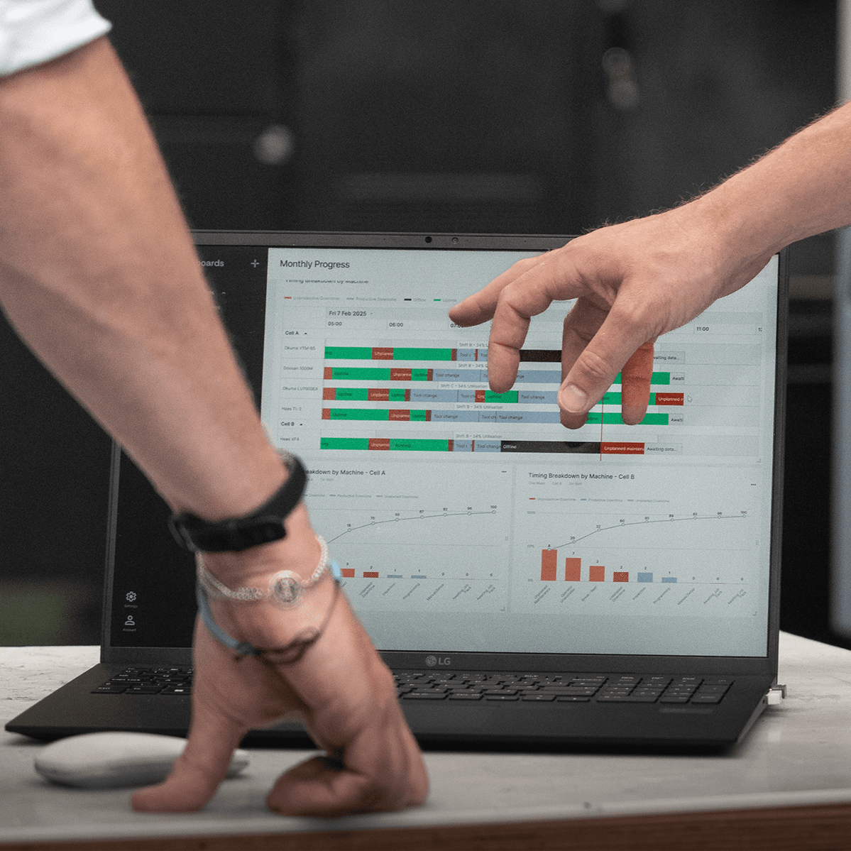Cnc Machine Monitoring Best Cnc Monitoring Software Fourjaw